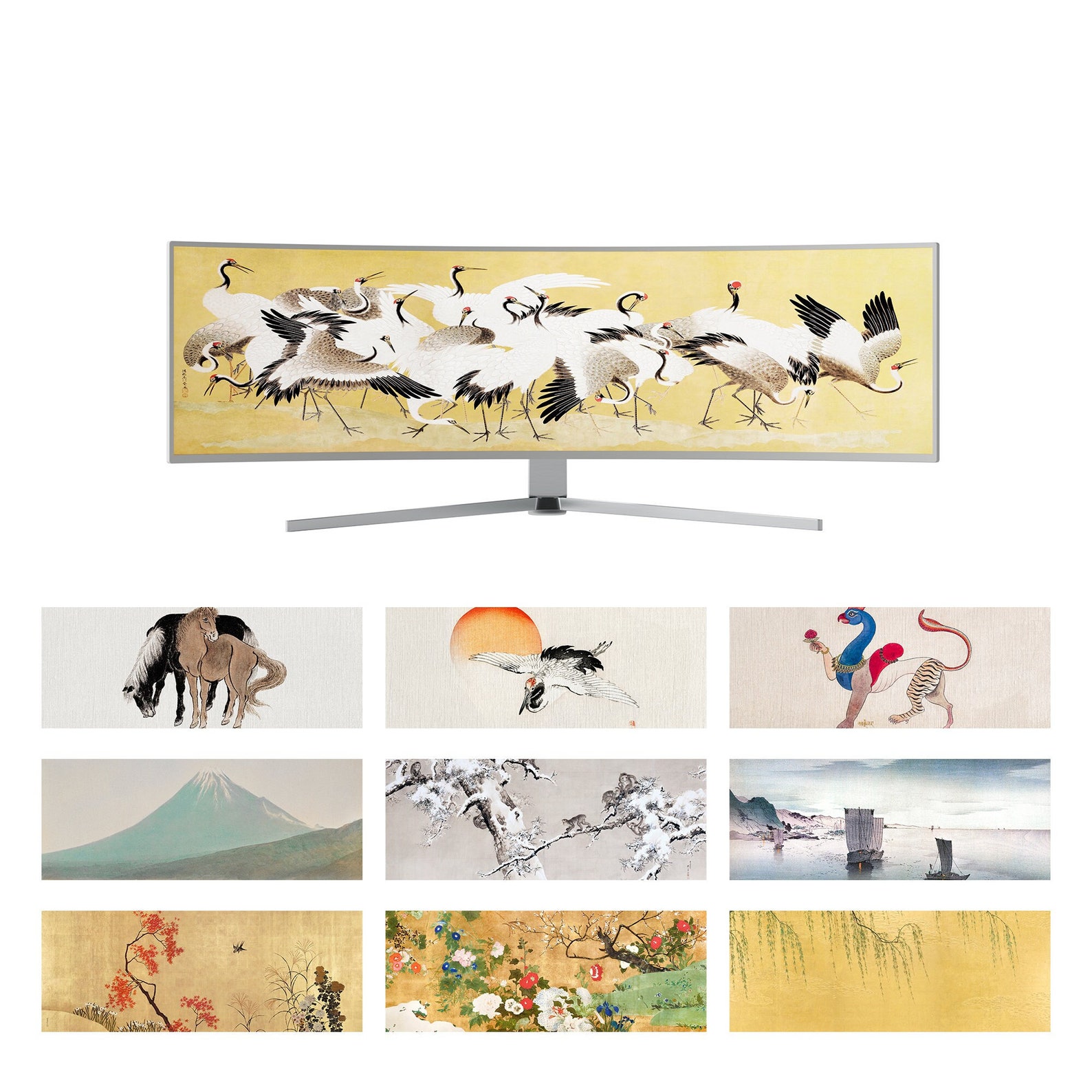 12 Ultrawide Wallpapers Widescreen Desktop Backgrounds Vintage Japanese ...