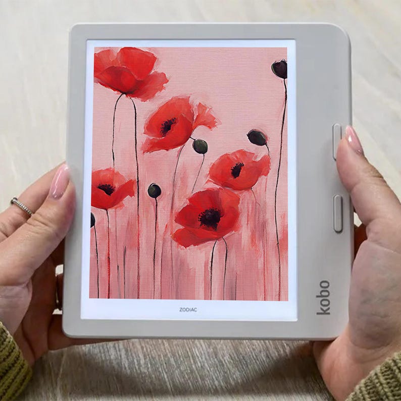 Ereader Kobo Colour Screensaver Lock Screen Kobo Libra Clara Bookish ...