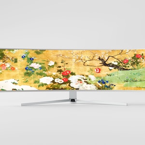 12 Ultrawide Monitor Wallpapers Original Floral Artwork Widescreen ...