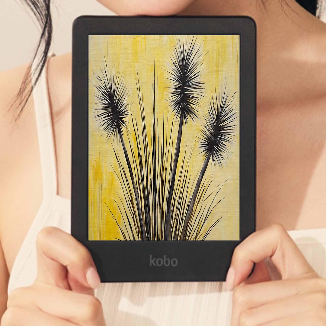 Ereader Kobo Colour Screensaver Yellow Native Grasstree Lock Screen ...