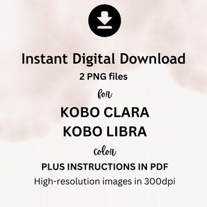 Ereader Kobo Colour Screensaver Lock Screen for Kobo Libra Clara ...