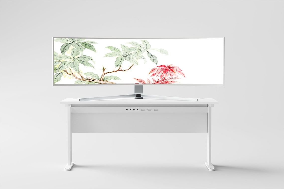 12 Ultrawide Monitor Wallpapers Original Floral Artwork Widescreen ...
