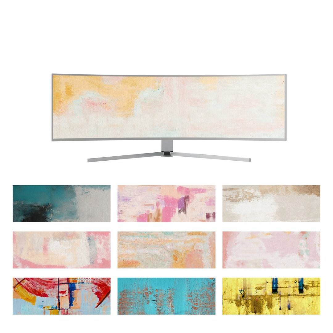 12 Ultrawide Monitor Wallpapers Abstract Oil Painting Widescreen ...