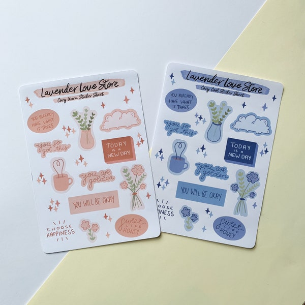 Journal Stickers - Etsy UK