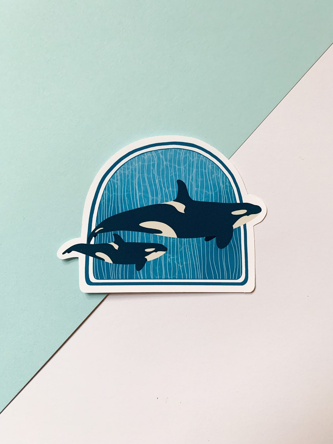 Orca Whale Stickers Cute Orca Whale Matte Vinyl Stickers - Etsy