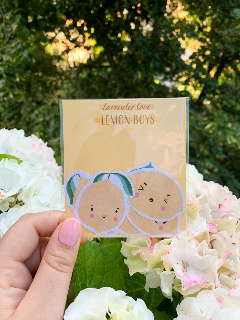 Lemon and Bakery Sticker Set Matte Die Cut Stickers | Etsy