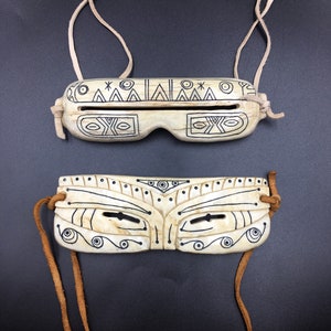 Eskimo Sunglasses, Eskimo Goggles, Inuit Glasses, Inuit Goggles, Yupik ...