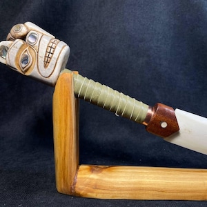 Inuit Art, Traditional Haida War Style Knife Replica Reflecting Alaskan ...