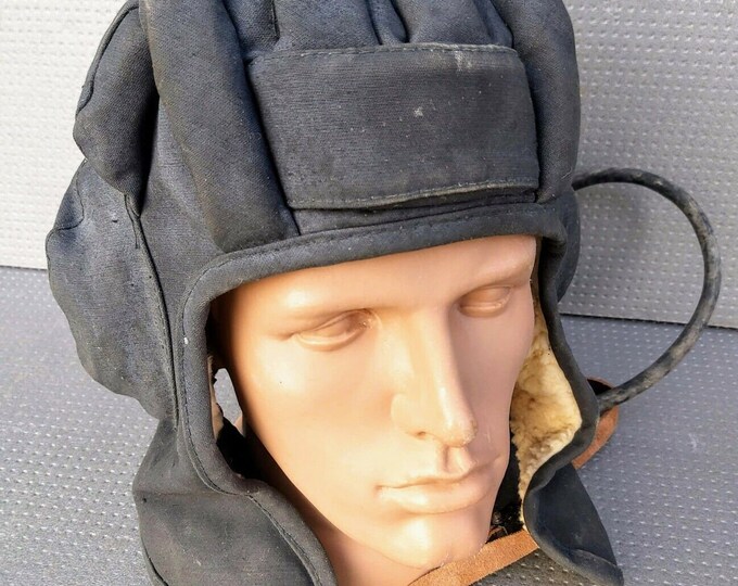 ORIGINAL TSH-4 Winter Tank Helmet USSR, Military, Used, Vintage - Etsy