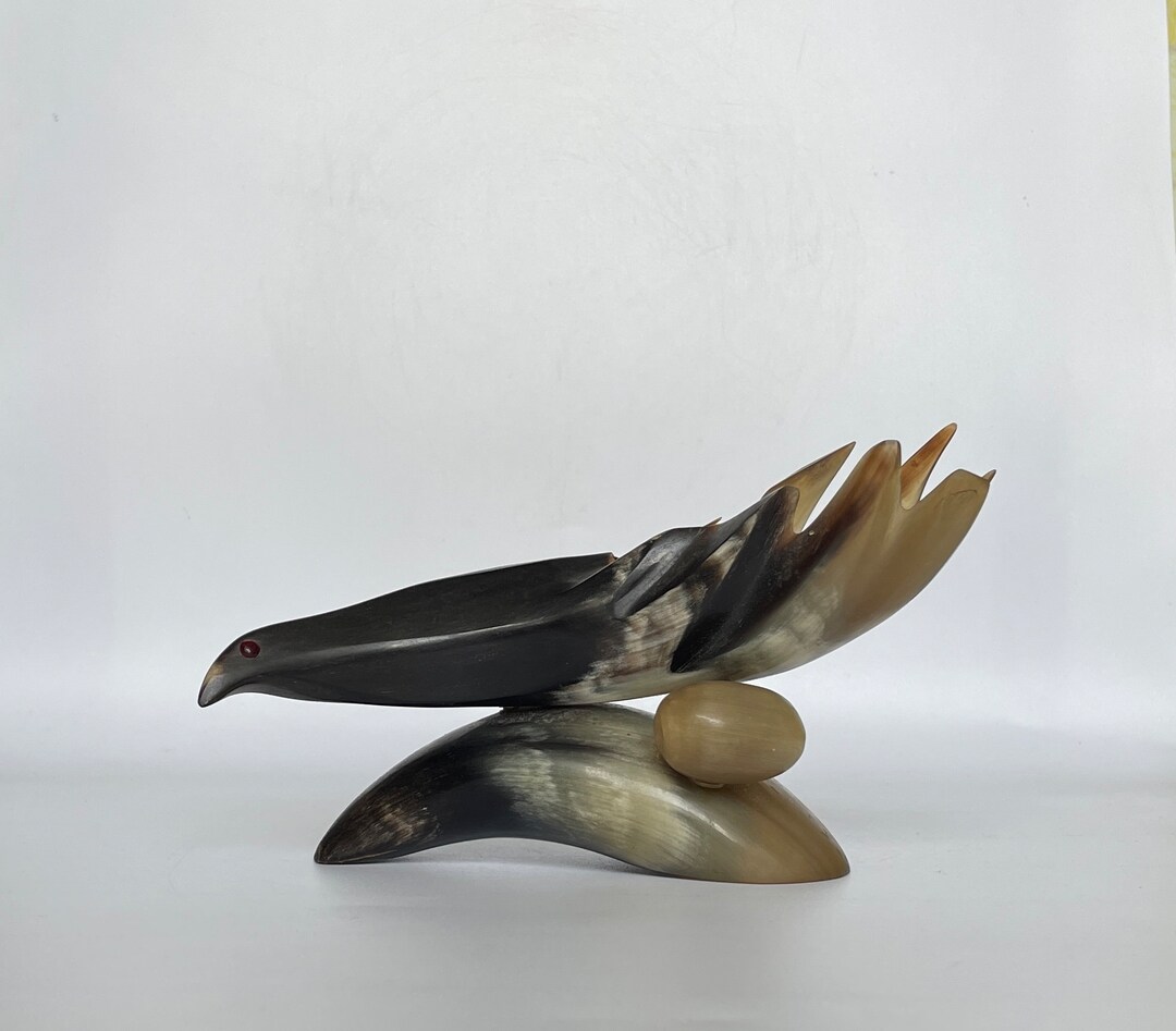 Inuit Handmade Carved Vintage Figurine, Inuit Bird, Inuit Art, Eskimo ...