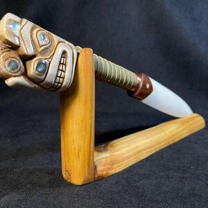 Inuit Art, Traditional Haida War Style Knife Replica Reflecting Alaskan ...