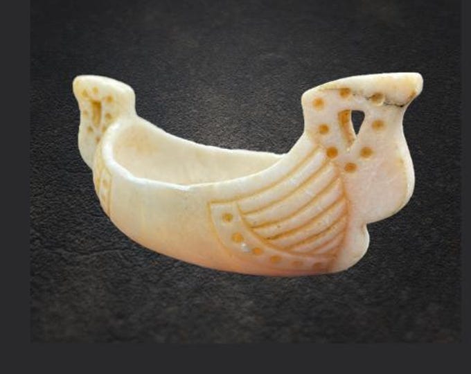 Inuit Stone Carved Ritual Bowl, Dish, Eskimo Stone Carved Plate, Alaska ...