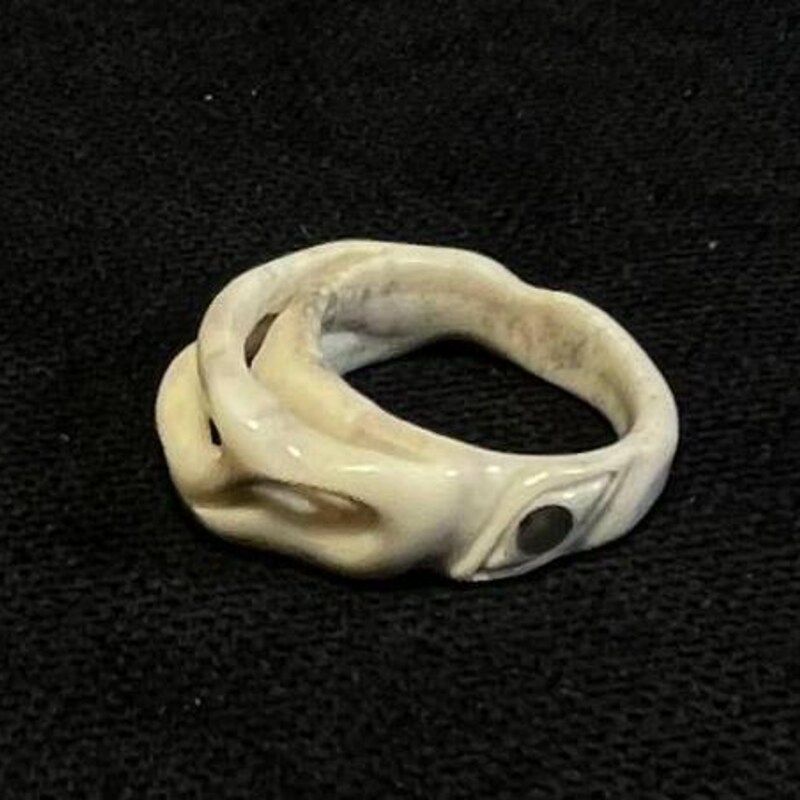 Carved Shell Ring - Etsy