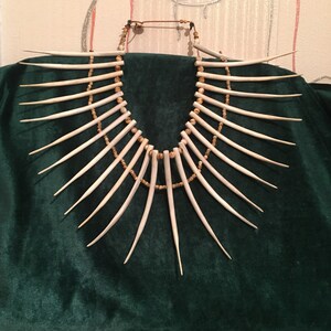 Tlingit Shaman Jewelry, First Nations Handmade Carved Choker, Necklace ...