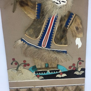 Exquisite Inuit Art Display Vintage Eskimo Panel chukchi, Handmade ...