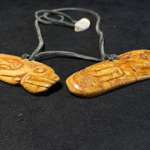 Tlingit Double Pendant, Inuit Jewelry, First Nations Shaman Ritual ...