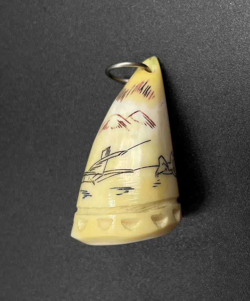 Inuit Carved Vintage Pendant, Original Inuit Art, Eskimo Carving, Inuit ...