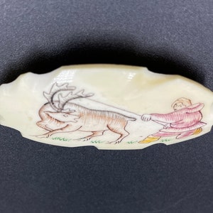 Inuit Carved Vintage Pin, Original Inuit Art, Eskimo Carving, Inuit Jewelry, Yupik, Aleut ...