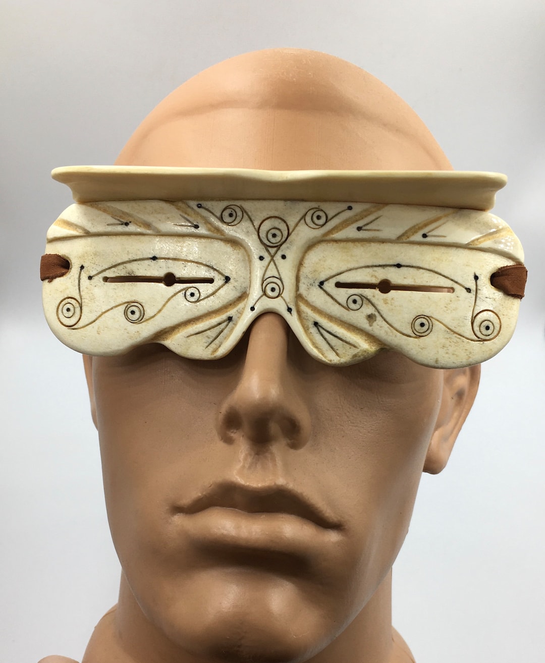 Eskimo Sunglasses With Plank Eskimo Goggles, Inuit Glasses, Yupik ...