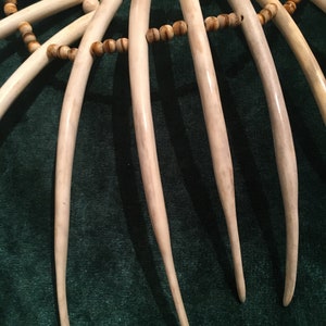 Tlingit Shaman Jewelry, First Nations Handmade Carved Choker, Necklace ...