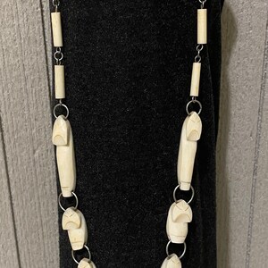 Eskimo Necklace Original Inuit Art Indigenous Jewelry Vintage Billiken ...