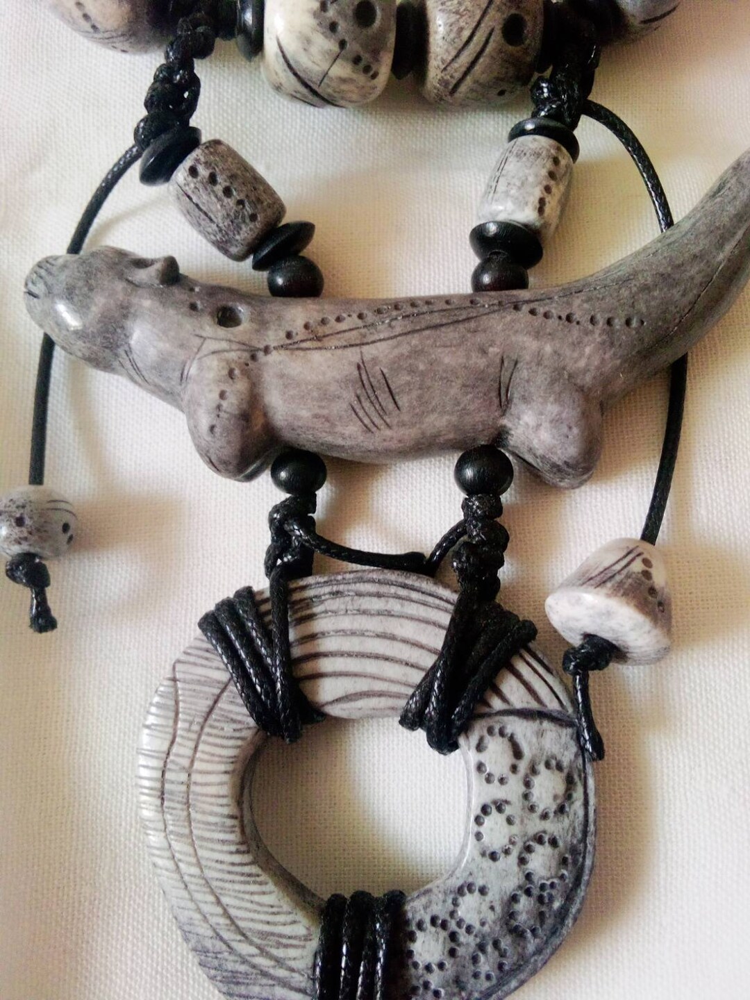 Set of Inuit Jewelry Necklace and Earrings First Nations - Etsy