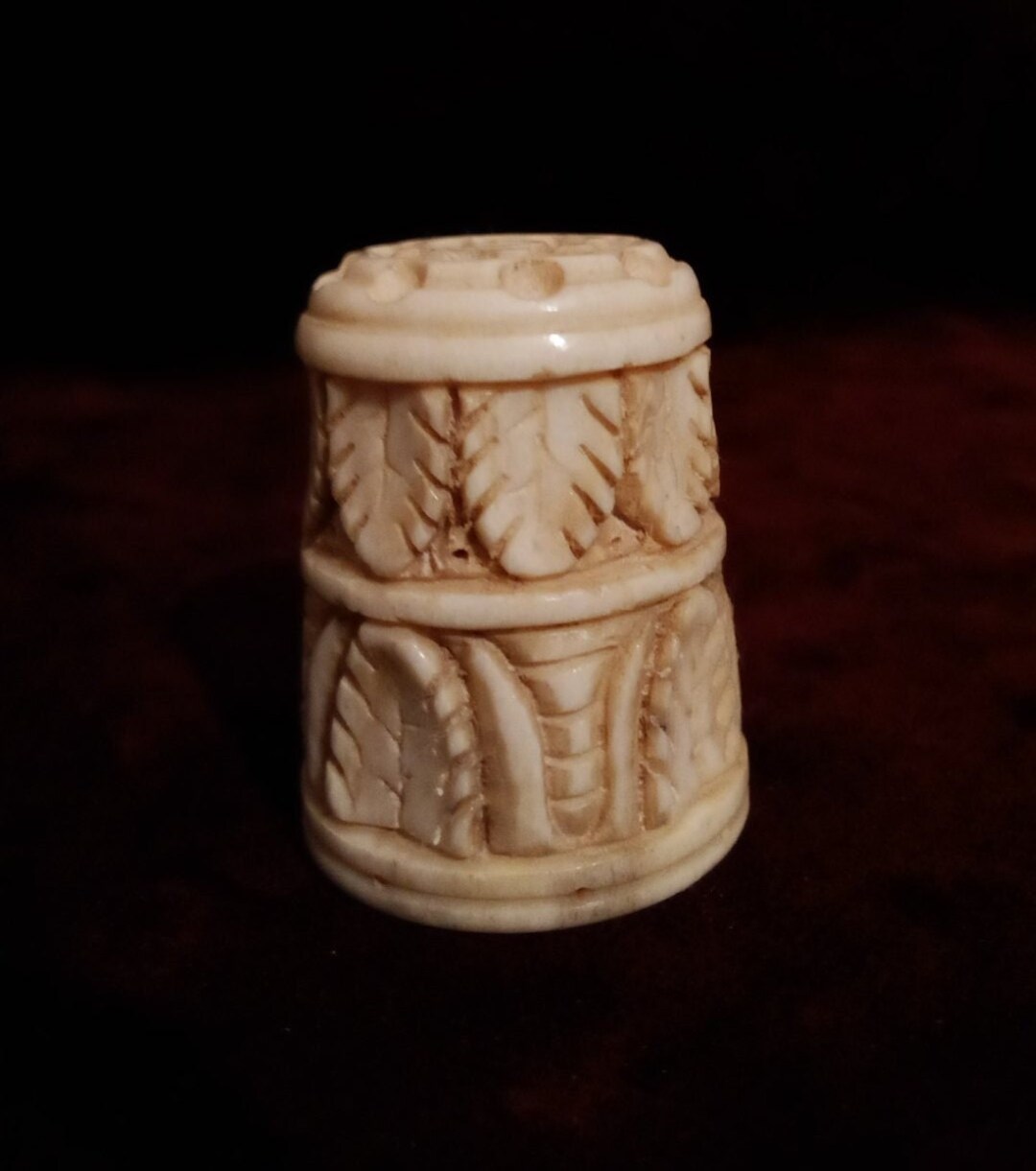 Handcrafted Inuit-inspired Thimble Miniature Collectible With Blossom ...