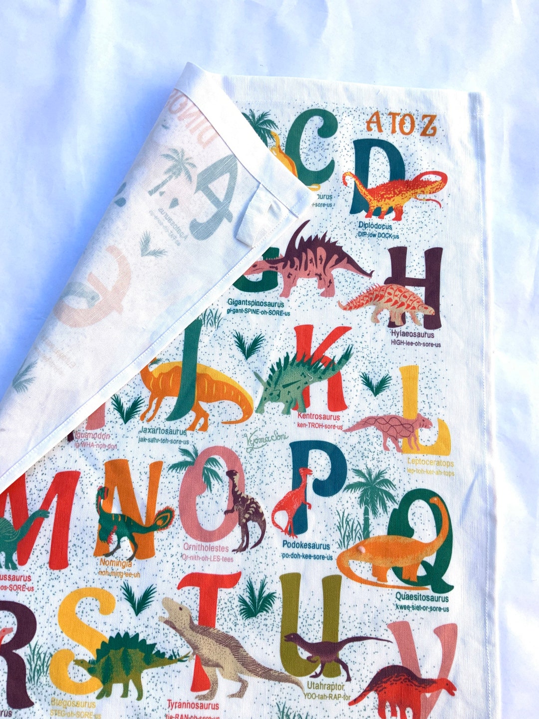 Dinosaur ABC Wall Hanging, Educational Gift for Dinosaur Lover - Etsy