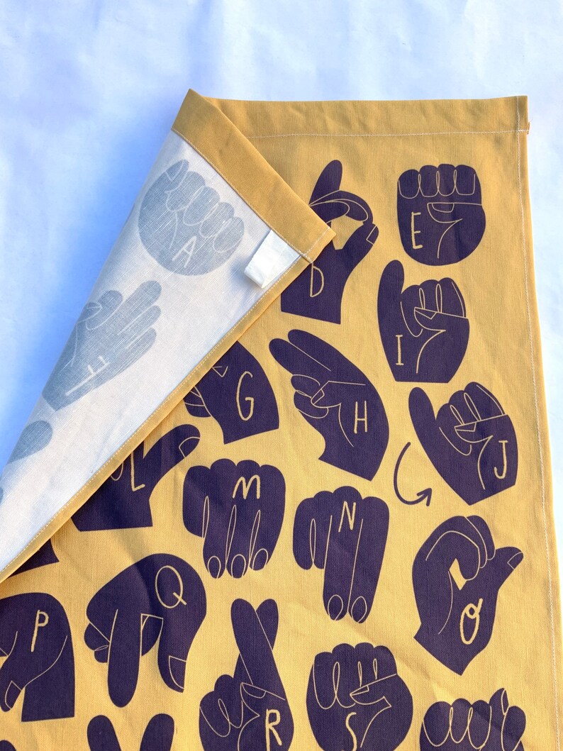 Alphabet Sign Language Wall Decor ASL Alphabet Hanging ASL | Etsy