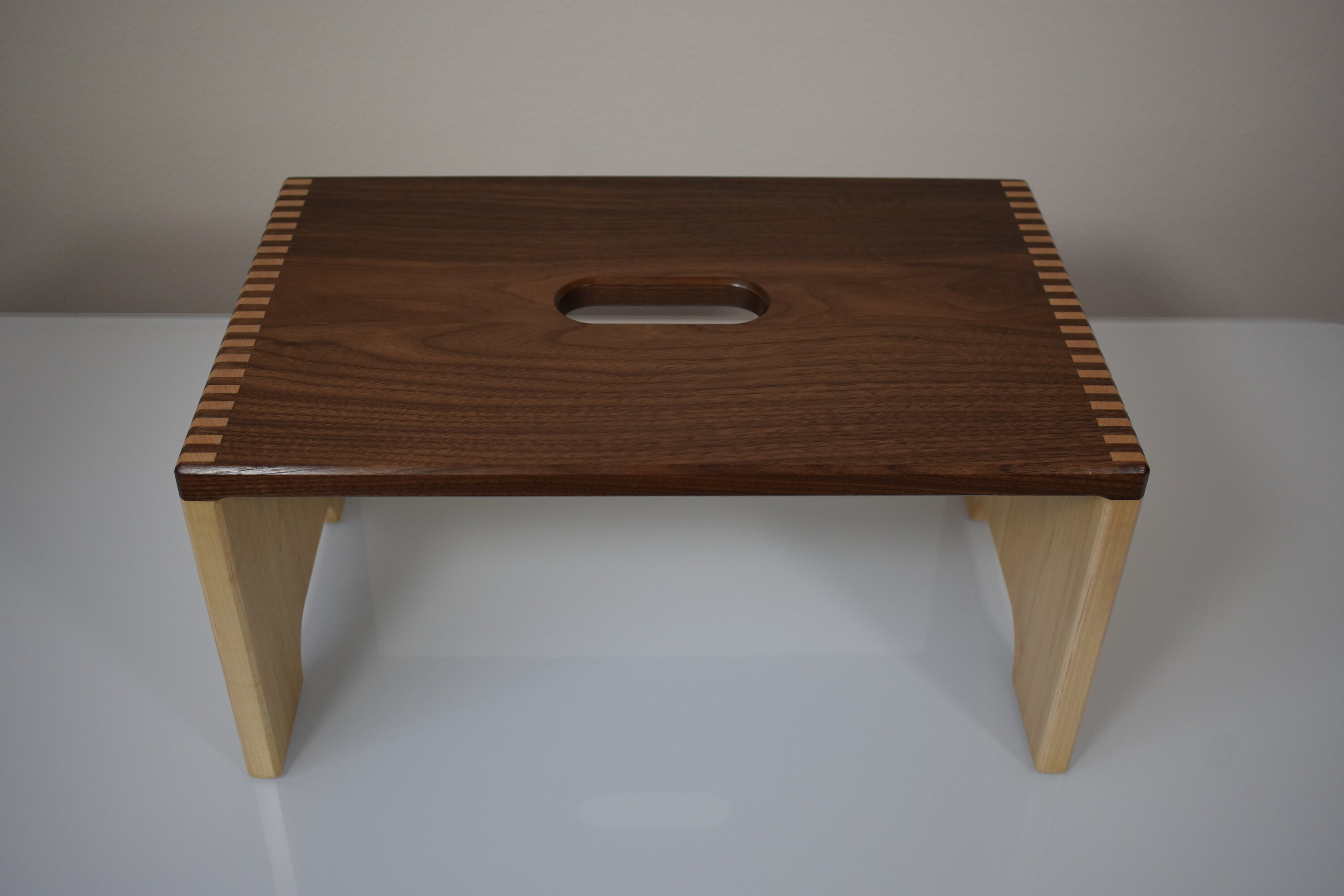 Wood Step Stool - Box Joinery, Handcrafted - Etsy