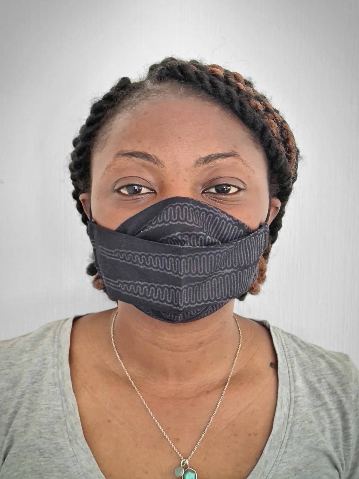 Set of African Prints Triple Layers Face Masks UK Cotton Face | Etsy