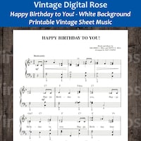 Happy Birthday, Printable, Digital Download Available in JPG 5inx7in - Etsy UK