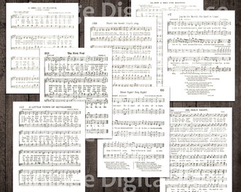 Christmas Carol Set of 2 Printable - Etsy