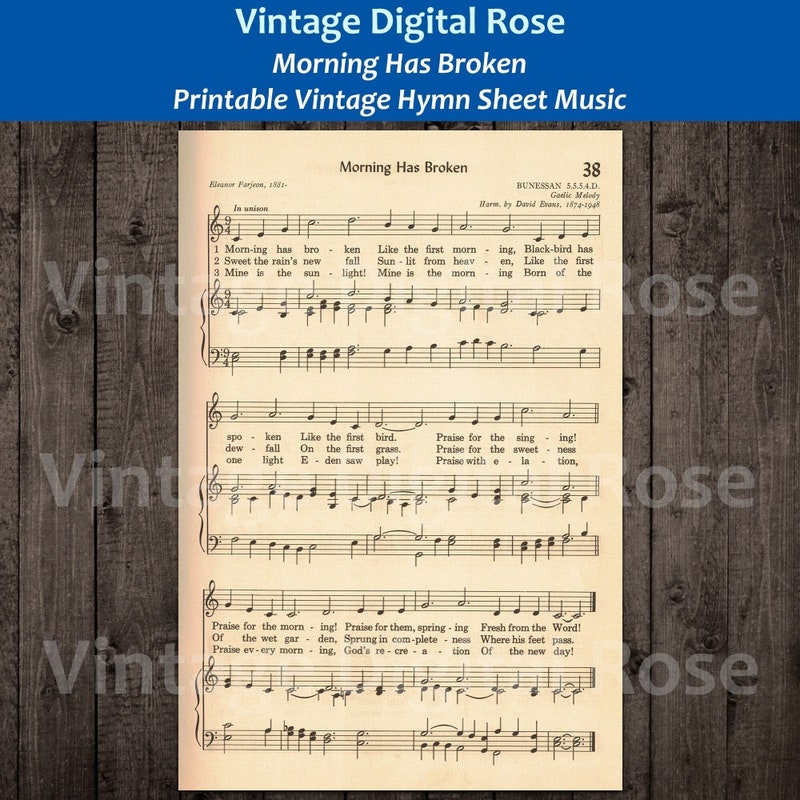 Morning Has Broken - Etsy