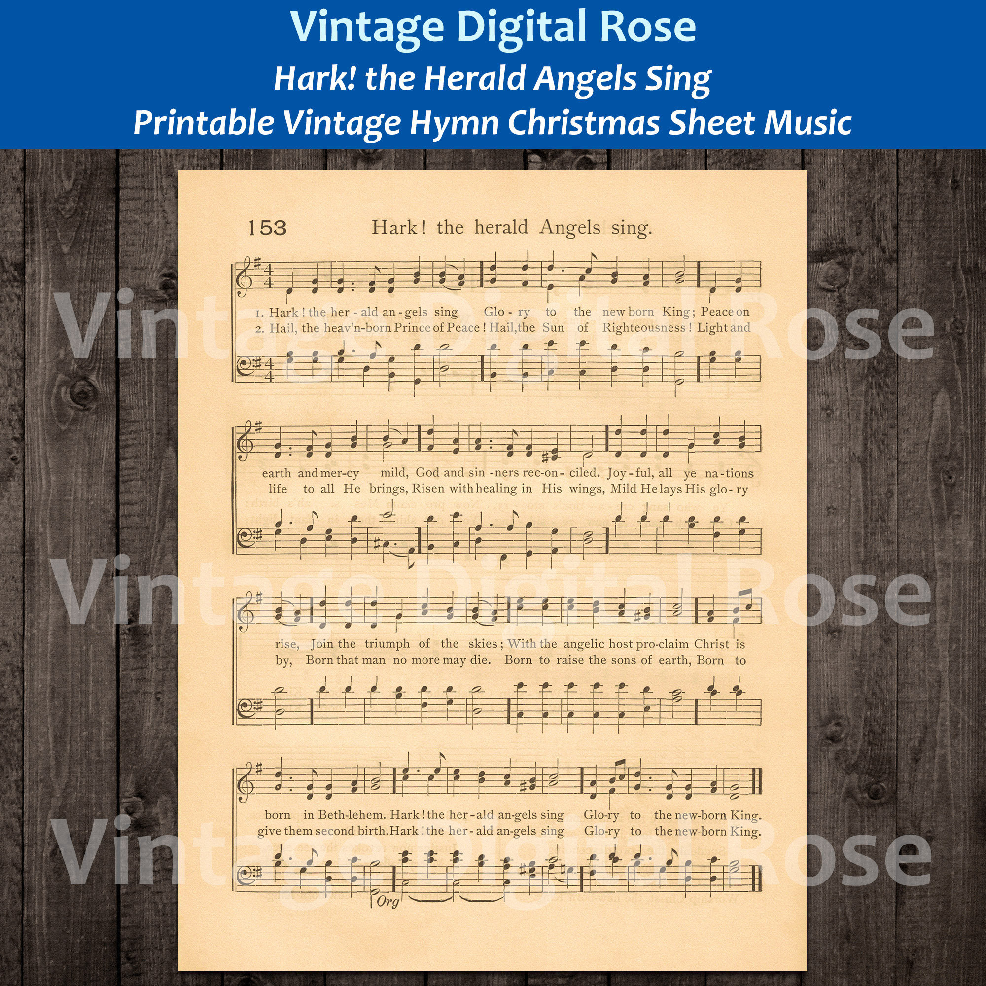 Hark The Herald Angels Sing Sheet Music