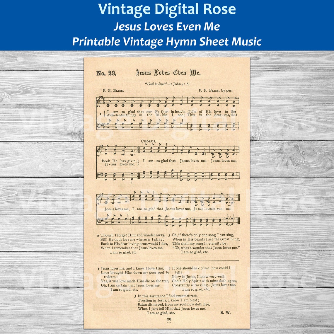 Jesus Loves Even Me Printable Vintage Gospel Hymn Sheet Music - Etsy