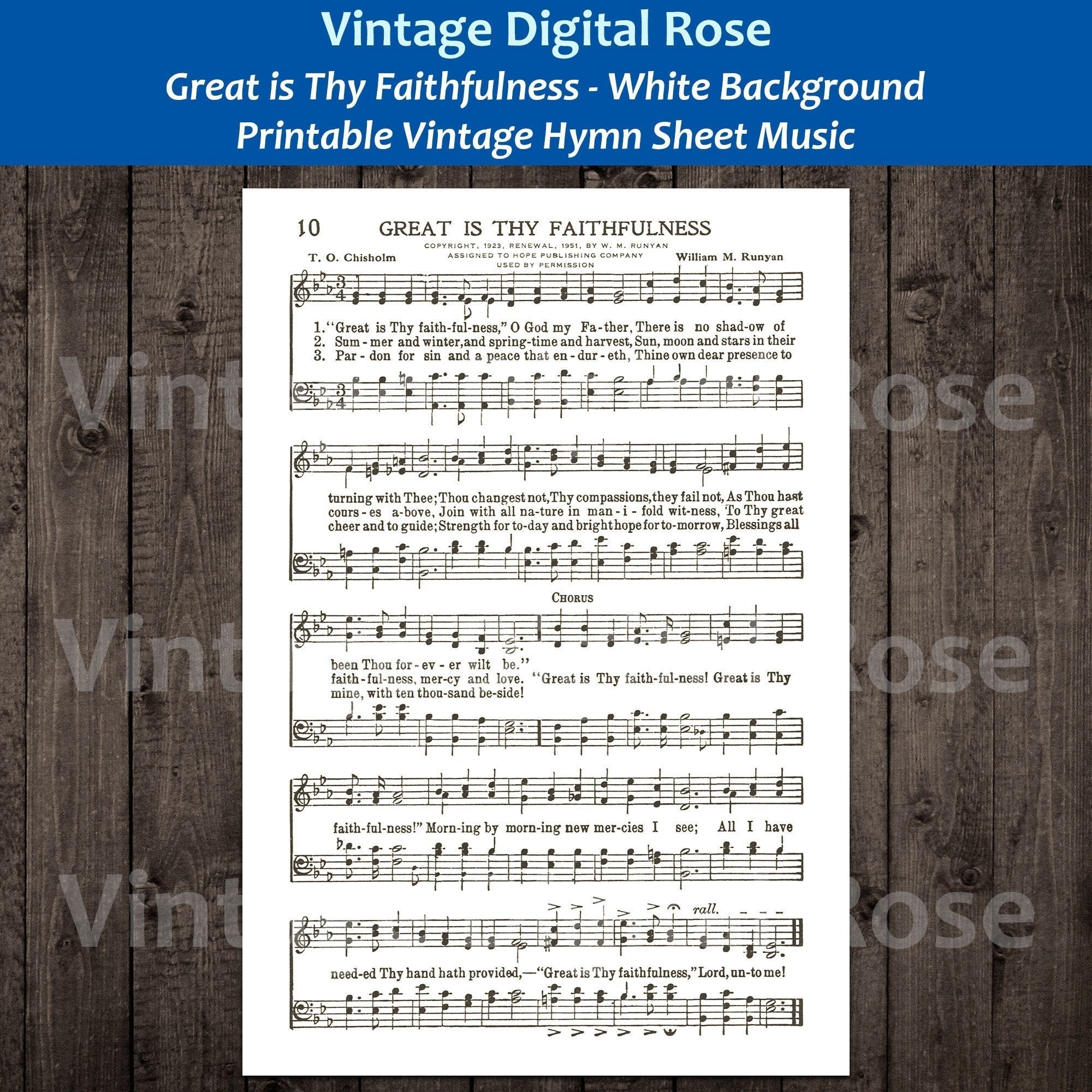 Great Is Thy Faithfulness Hymn