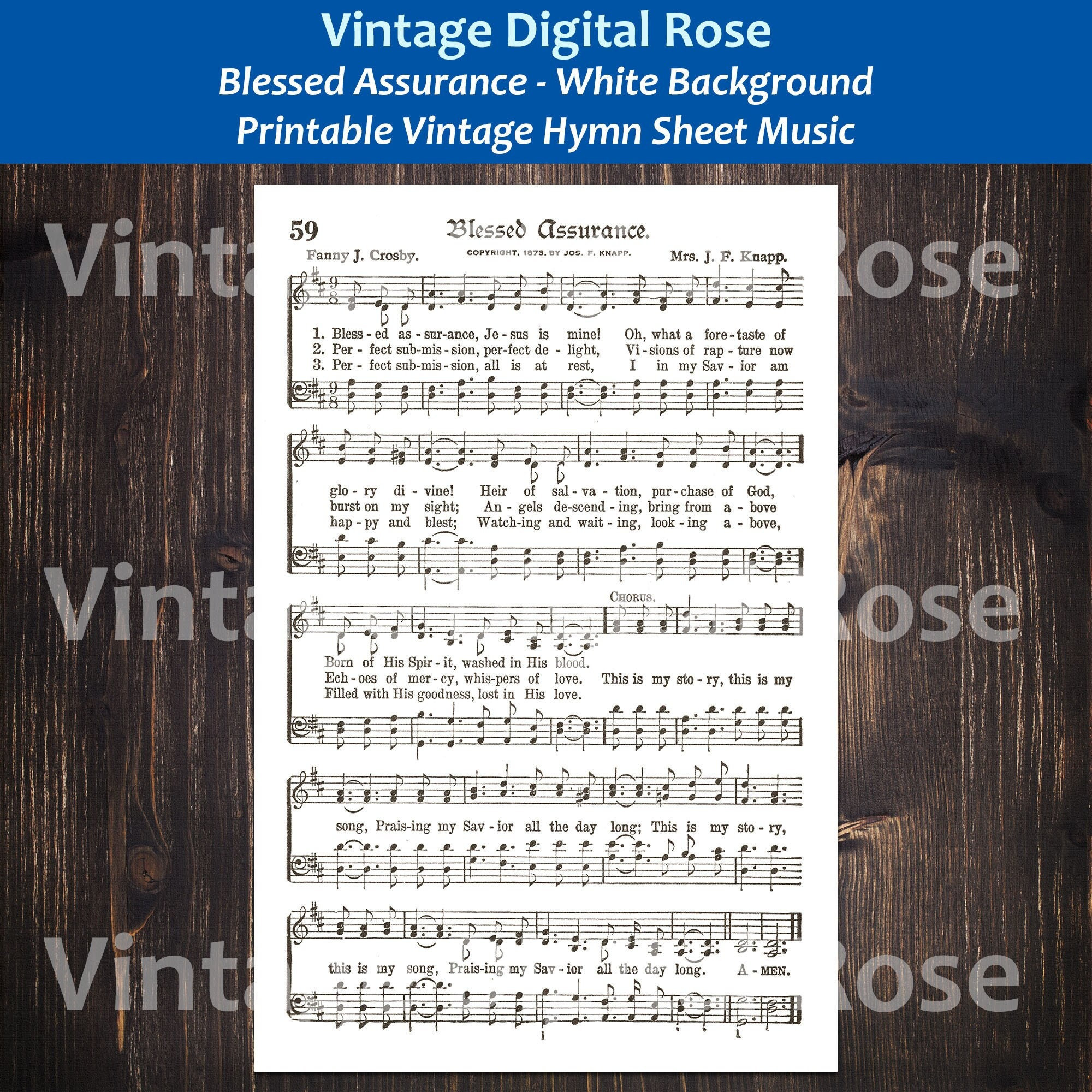 Blessed Assurance Background