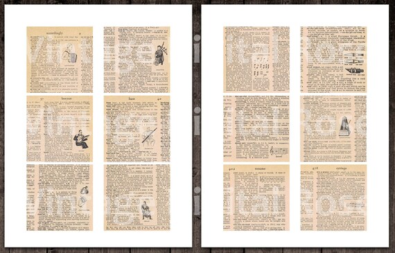 Dictionary Pages To Print
