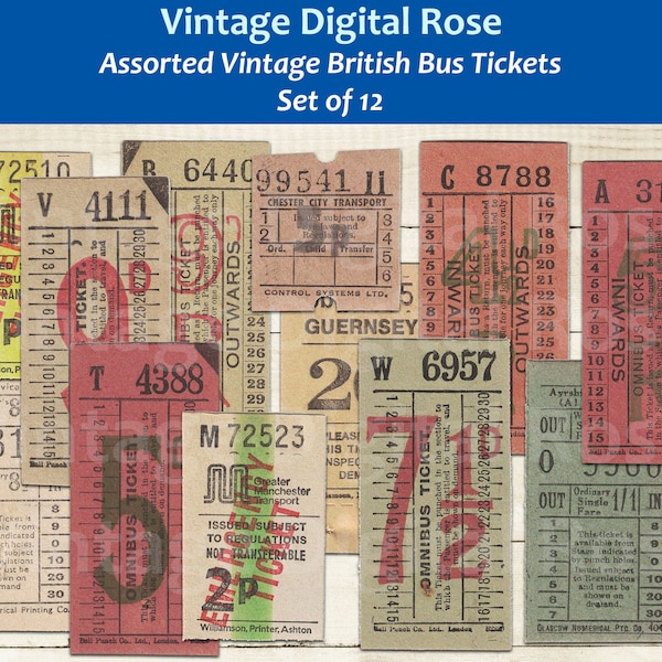 Bus Tickets - Etsy