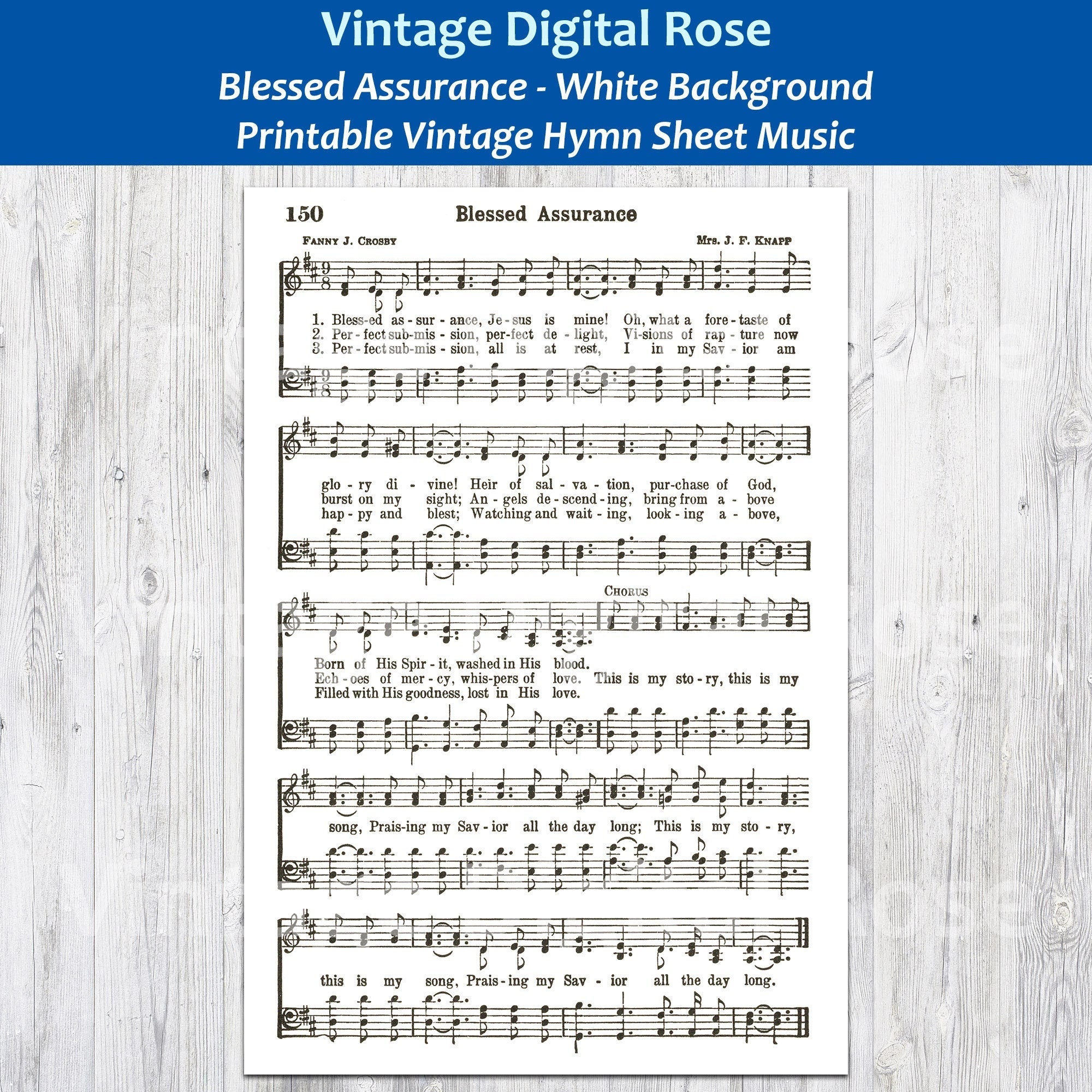 Blessed Assurance Background