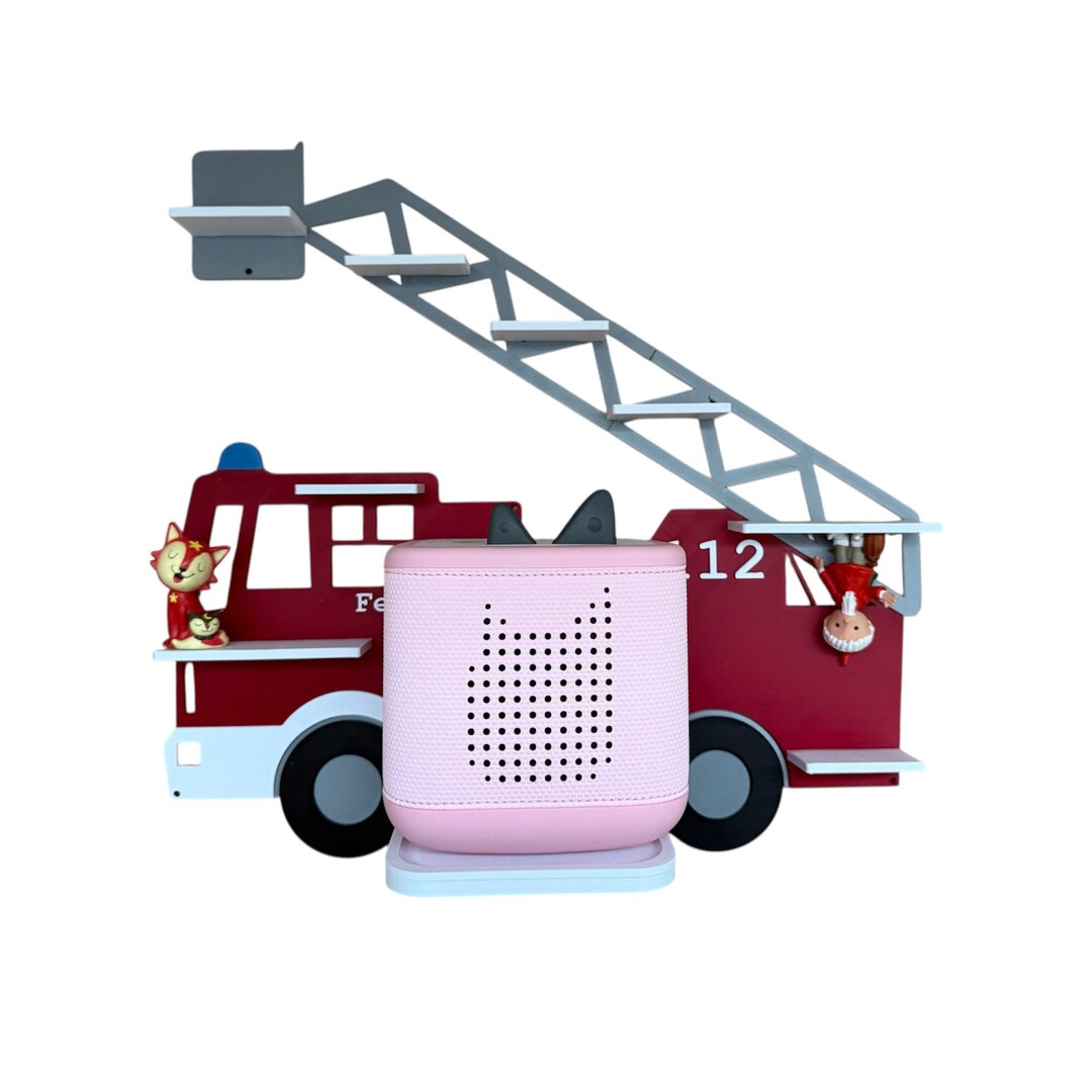 Tonie Wall Shelf Fire Engine Suitable for Toniebox 2, Tonies, Tonie ...