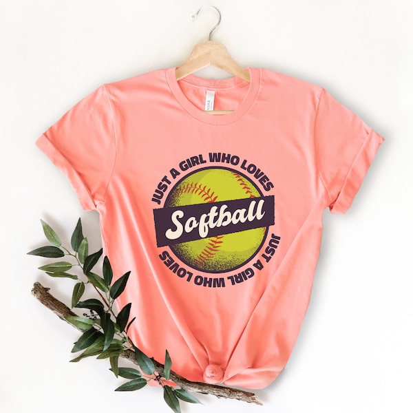 Just a Girl Who Loves Softball - Etsy