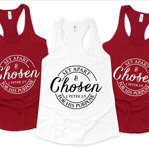 Chose Set Apart T-shirt, Church, Jesus, Christian Shirt, Girl Shirt ...