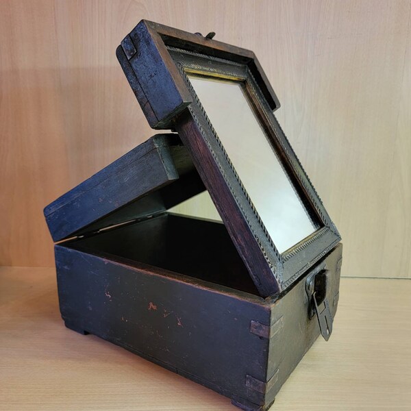 Antique Wood Box - Etsy
