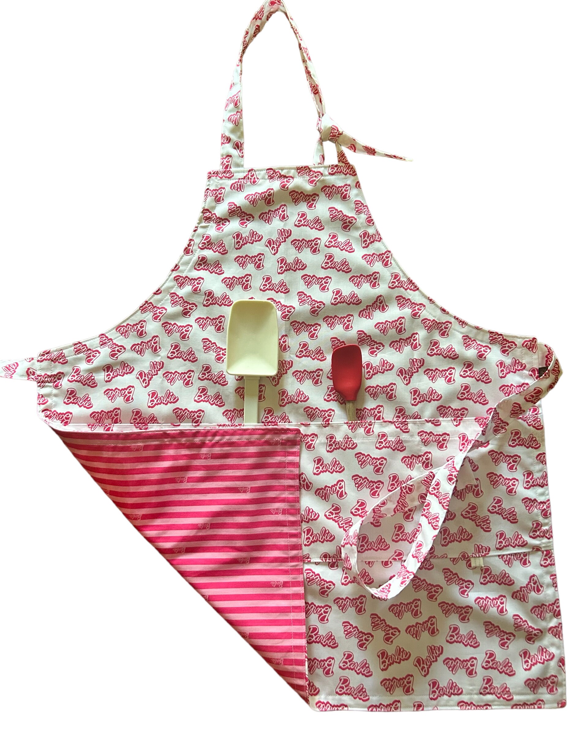 Barbie Apron, Double Sided, Kids - Etsy