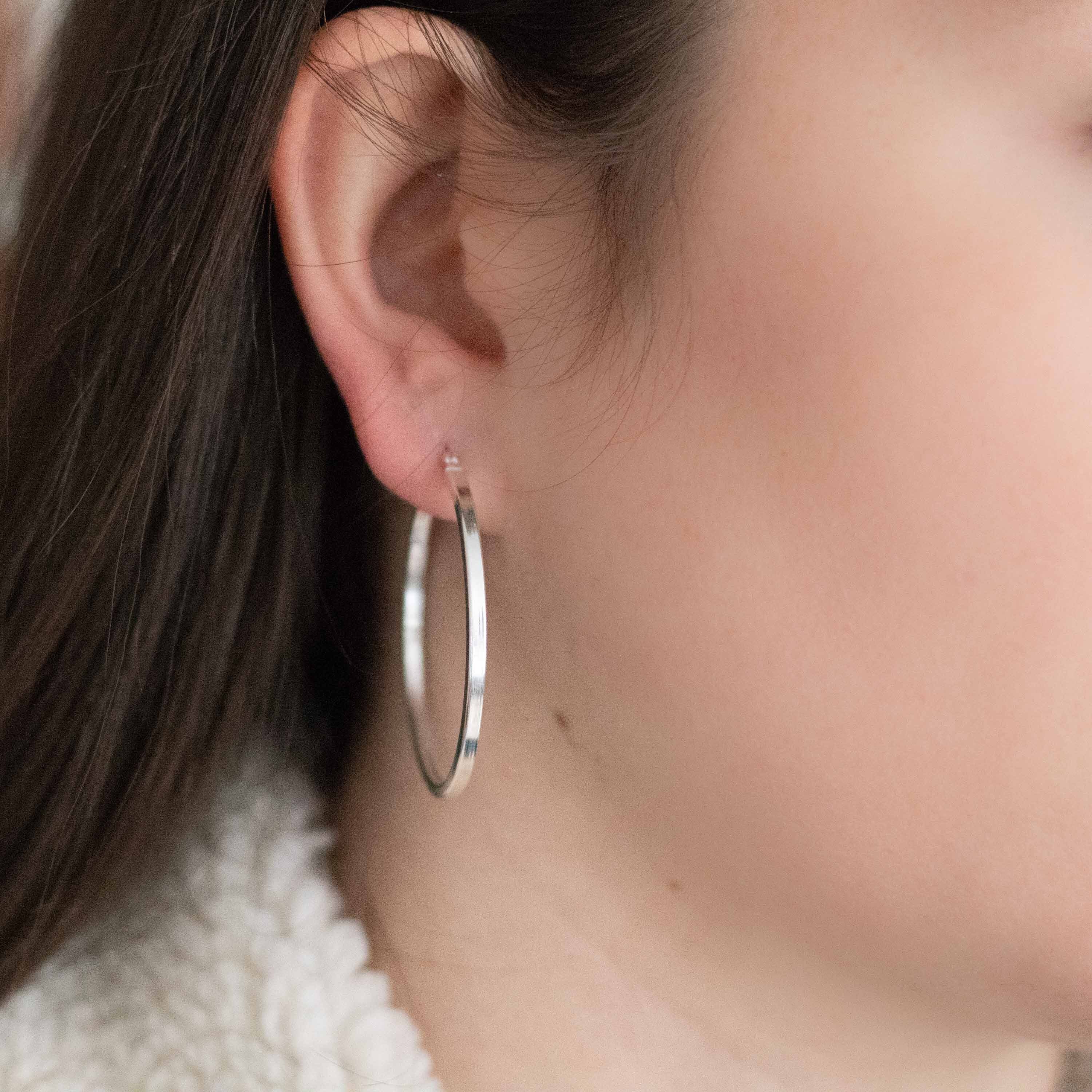 Aros de plata de ley aros de plata 925 aros de plata aros | Etsy