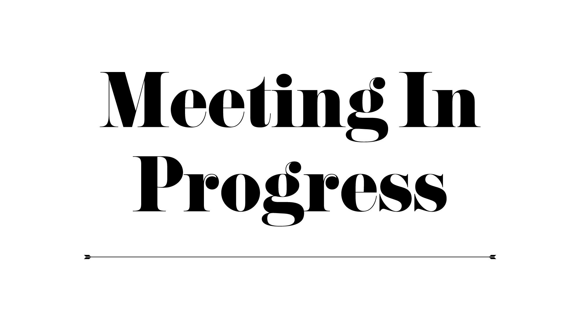 Meeting in Progress Svg Ai Dxf Eps Png Jpg Office Sign File for Cricut ...