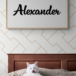 Alexander Svg Ai Dxf Eps Png Jpg File Boys Name Cricut Glowforge and ...