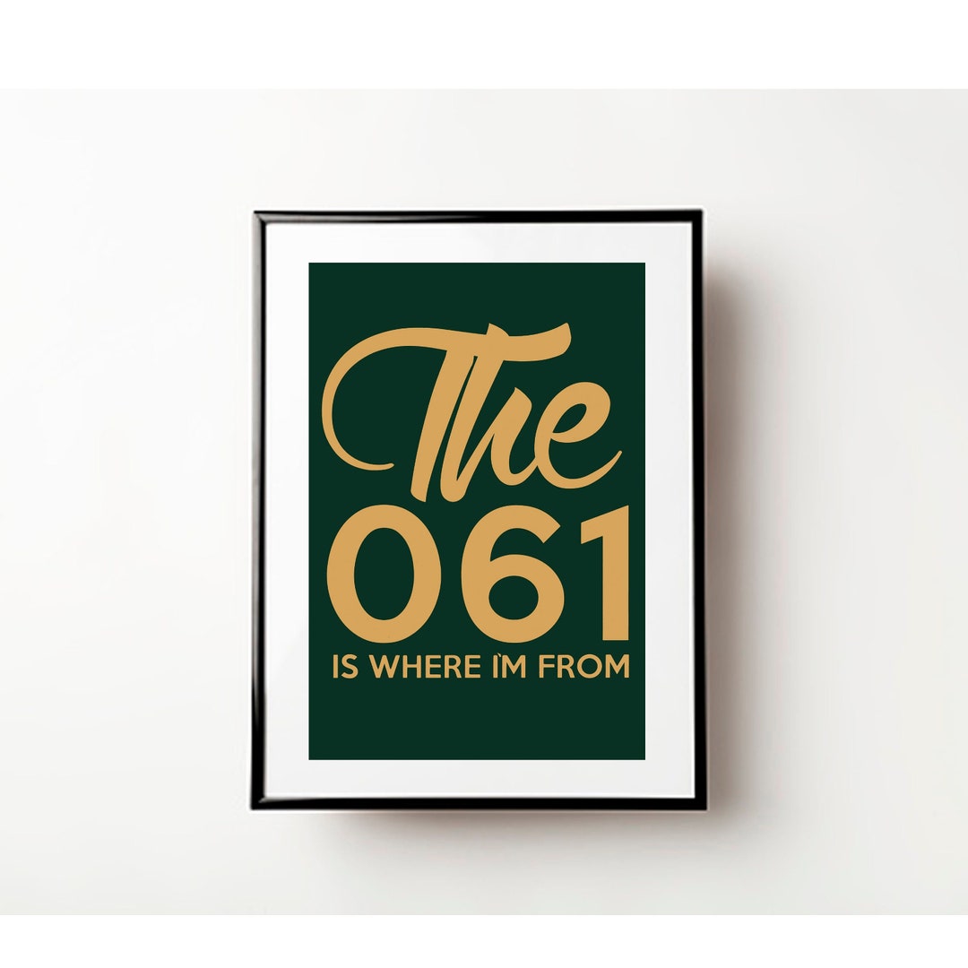 The 061, A Beautiful Tribute to Limerick, Ireland - Etsy